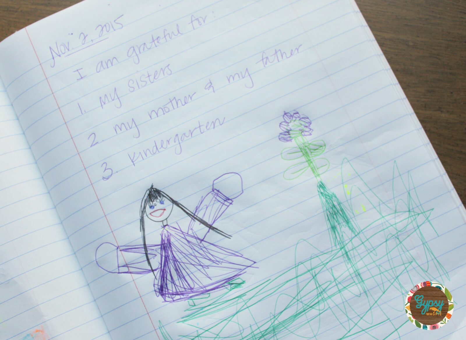 DIY Gratitude Journals for Kids | Gypsy Magpie