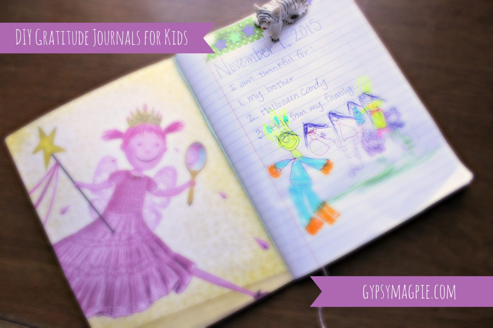 DIY Gratitude Journals for Kids | Gypsy Magpie
