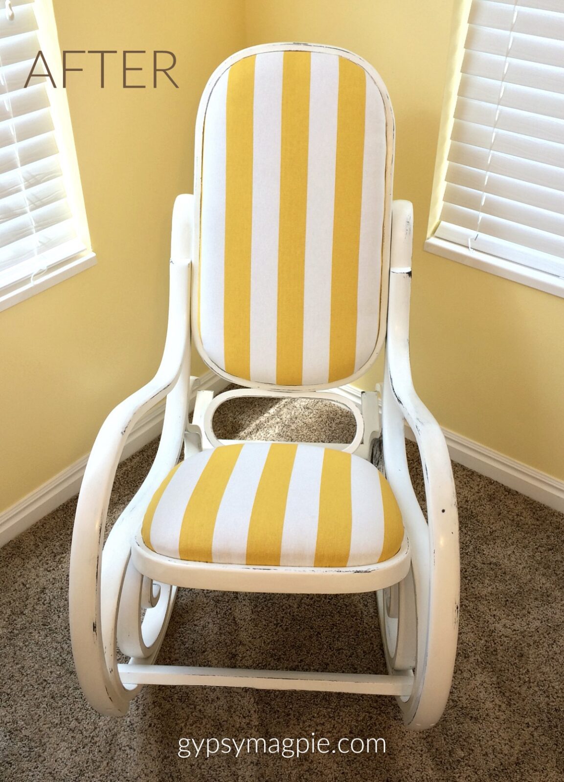 Bentwood Rocker Refashion | Gypsy Magpie