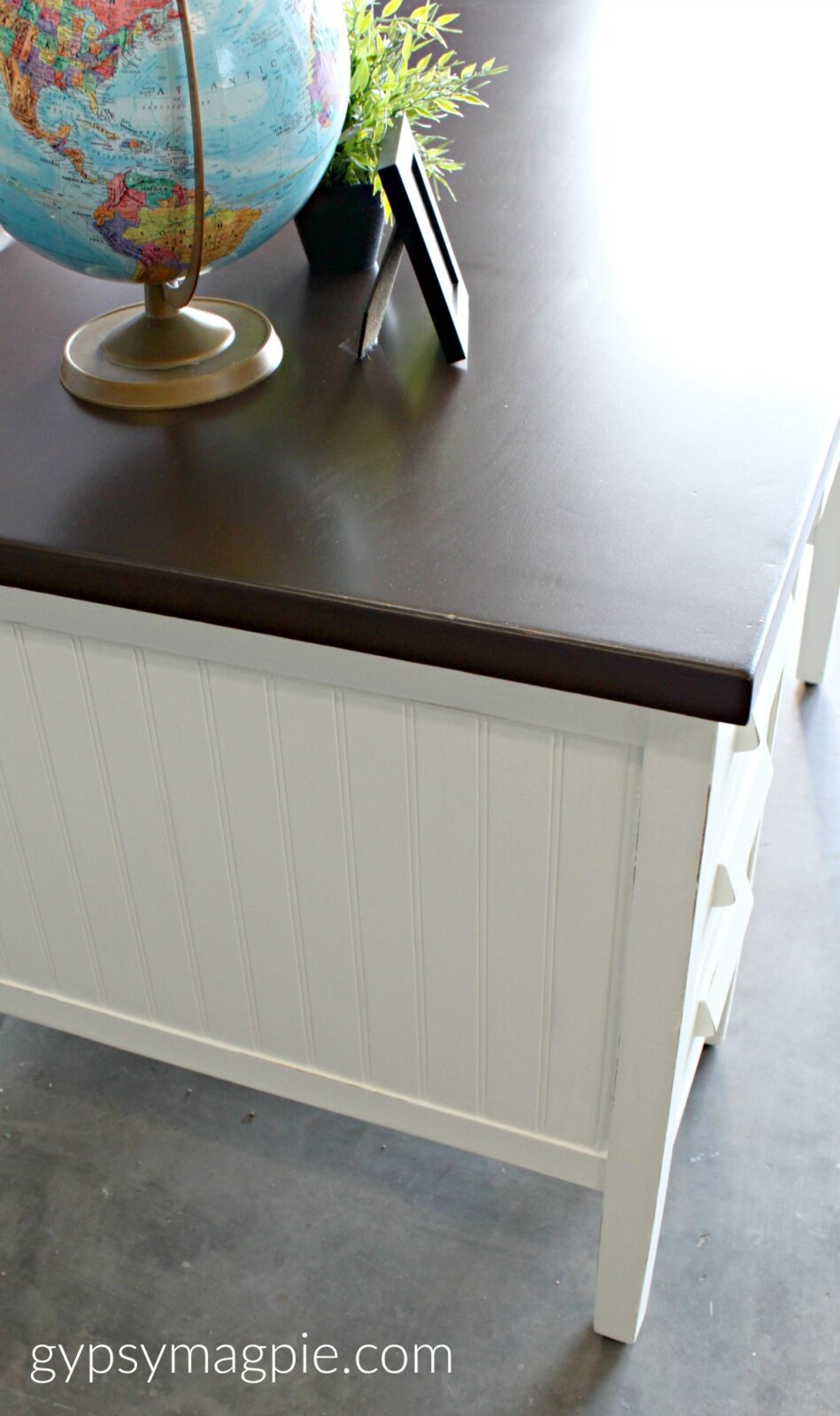 Simply White Banker's Desk | Gypsy Magpie