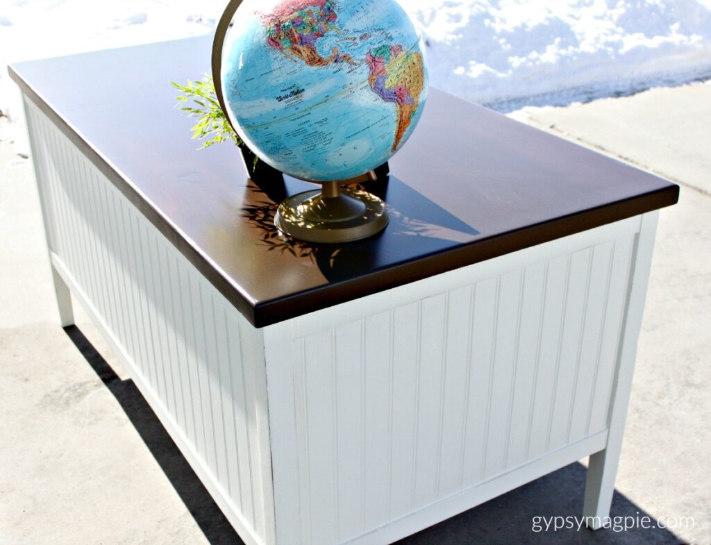 Simply White Banker's Desk | Gypsy Magpie