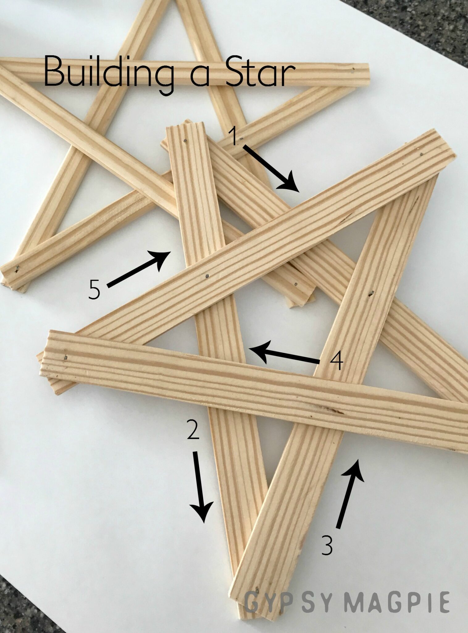 Christmas Star DIY | Gypsy Magpie