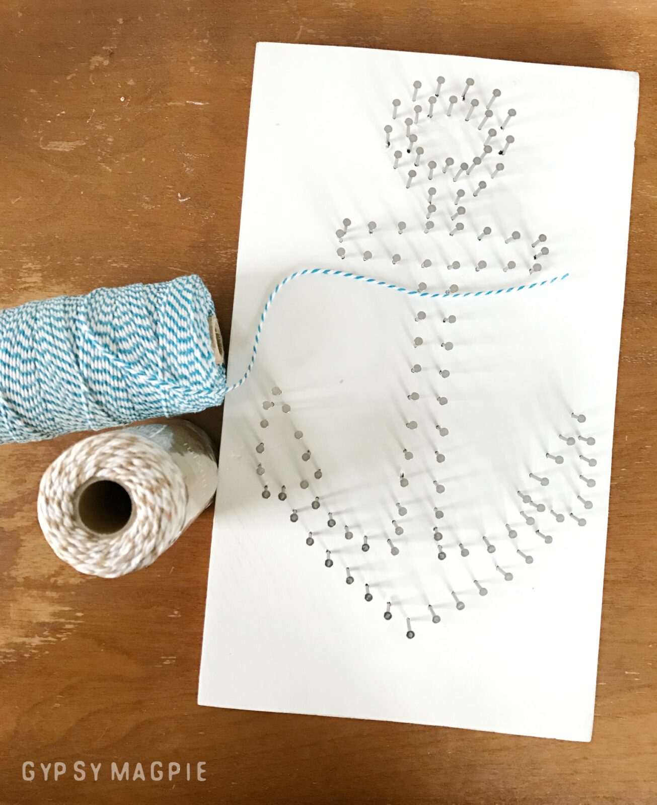 DIY Anchor String Art #PRINCEofPEACE - Gypsy Magpie