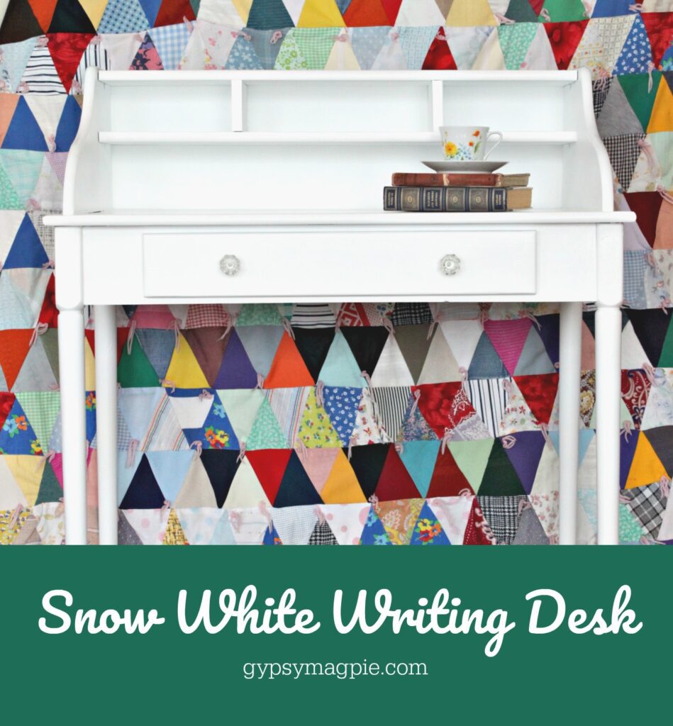 Snow White Writing Desk | Gypsy Magpie