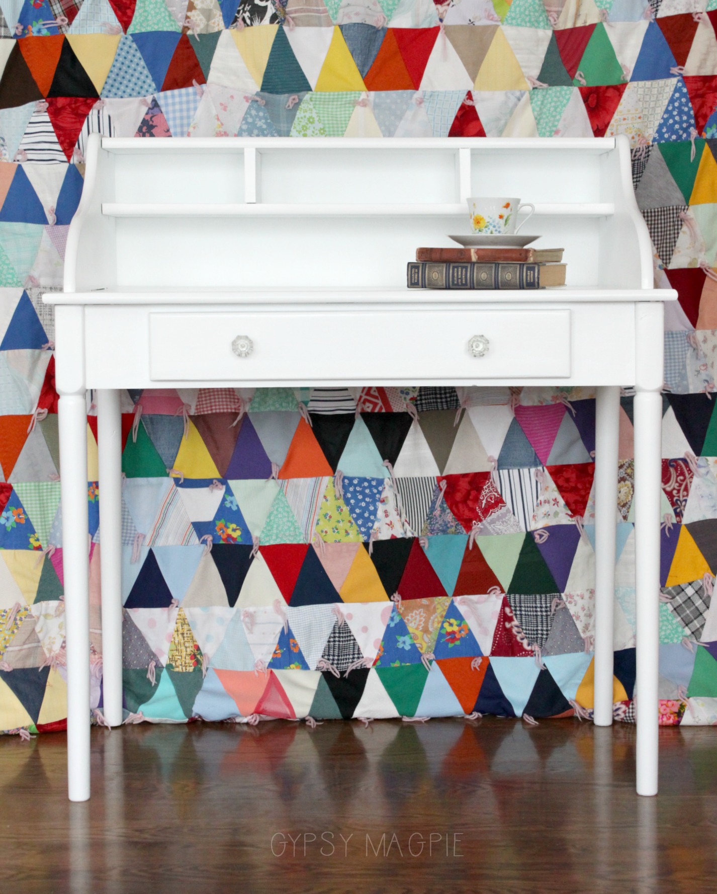 Snow White Writing Desk | Gypsy Magpie