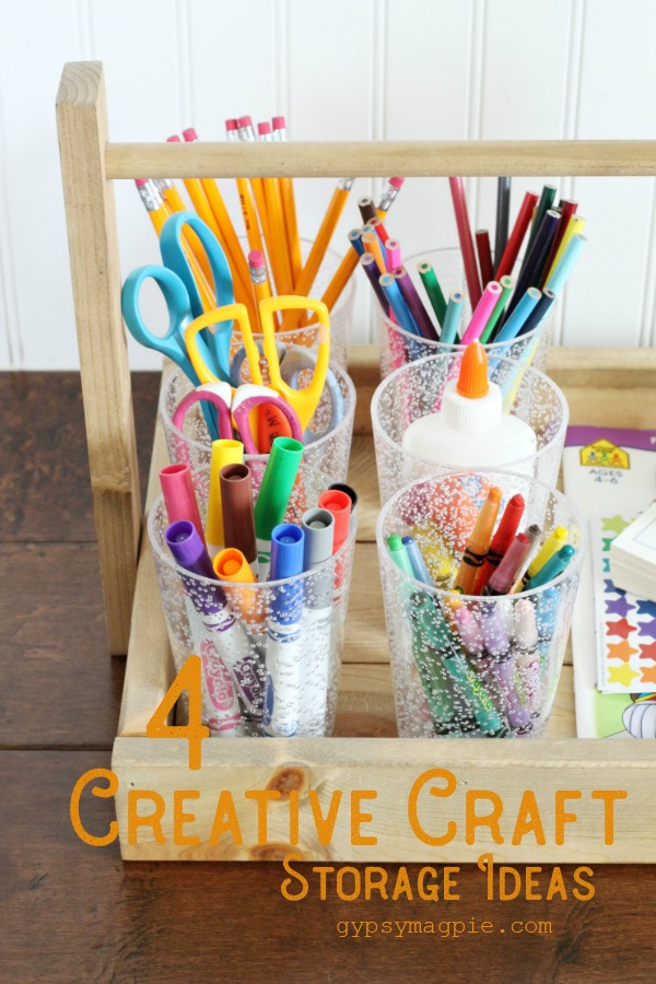 4 Creative Craft Storage Ideas | Gypsy Magpie