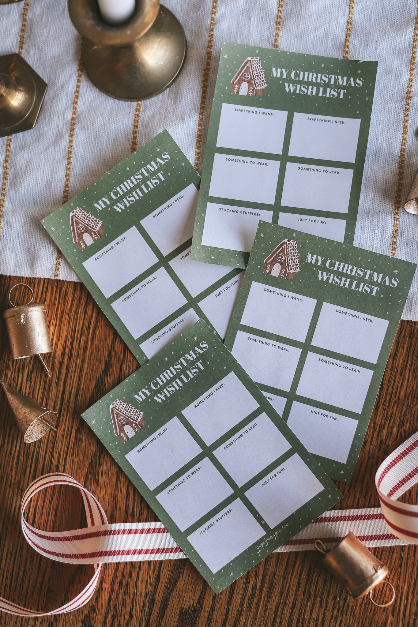 Christmas List Free Printable | Gypsy Magpie